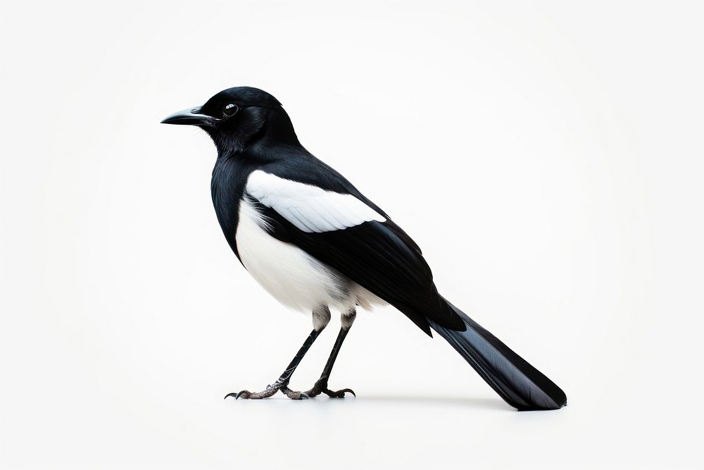 Magpie bird animal magpie white. | Free Photo - rawpixel