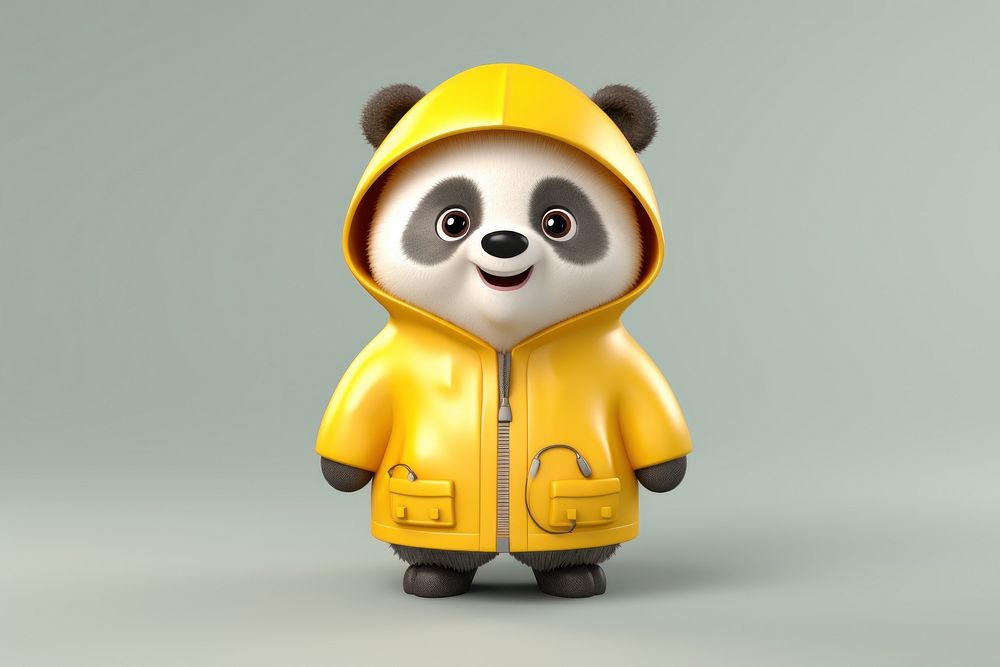 Yellow nature panda cute. AI | Free Photo Illustration - rawpixel