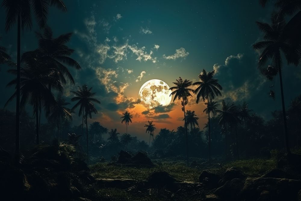 Moon astronomy outdoors nature. | Premium Photo - rawpixel