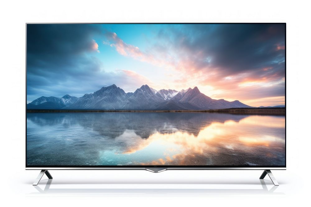 Television white background electronics multimedia | Free Photo - rawpixel