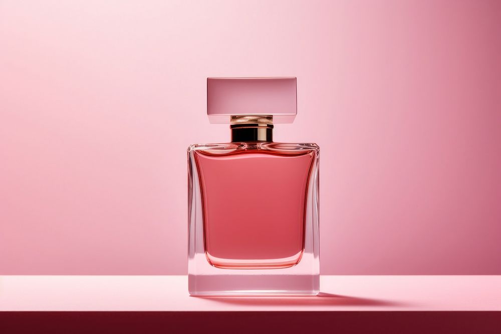 Perfume bottle cosmetics container magenta. | Free Photo - rawpixel