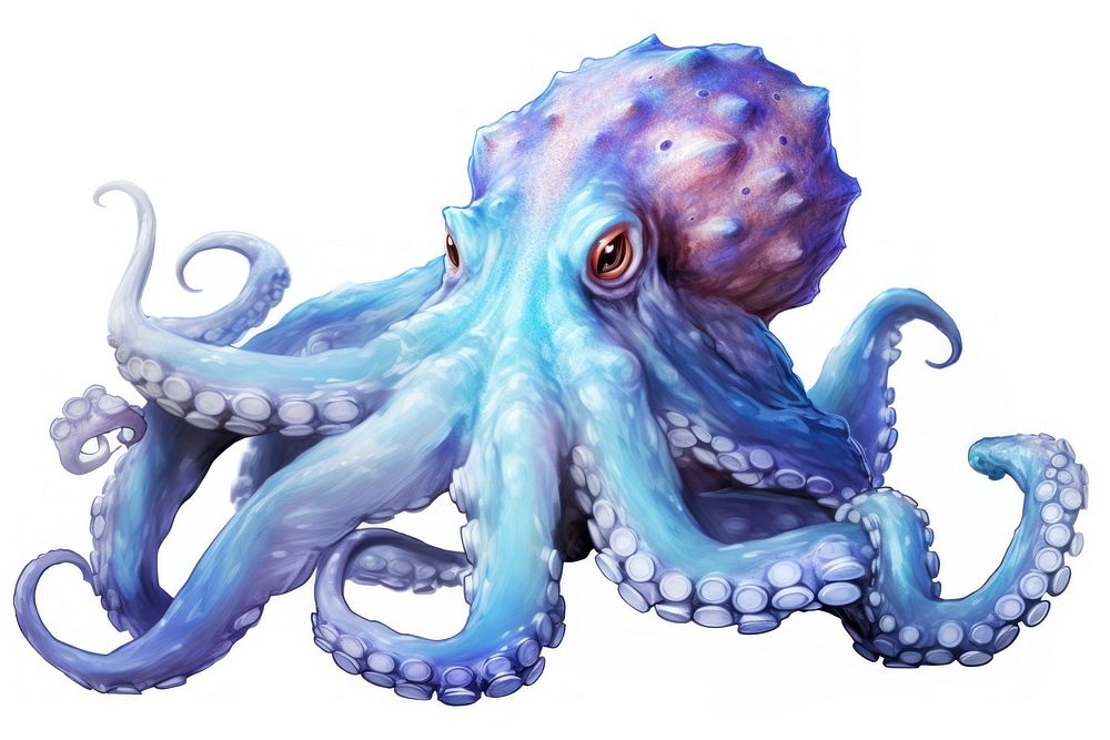 Octopus animal invertebrate cephalopod. AI | Free Photo Illustration ...