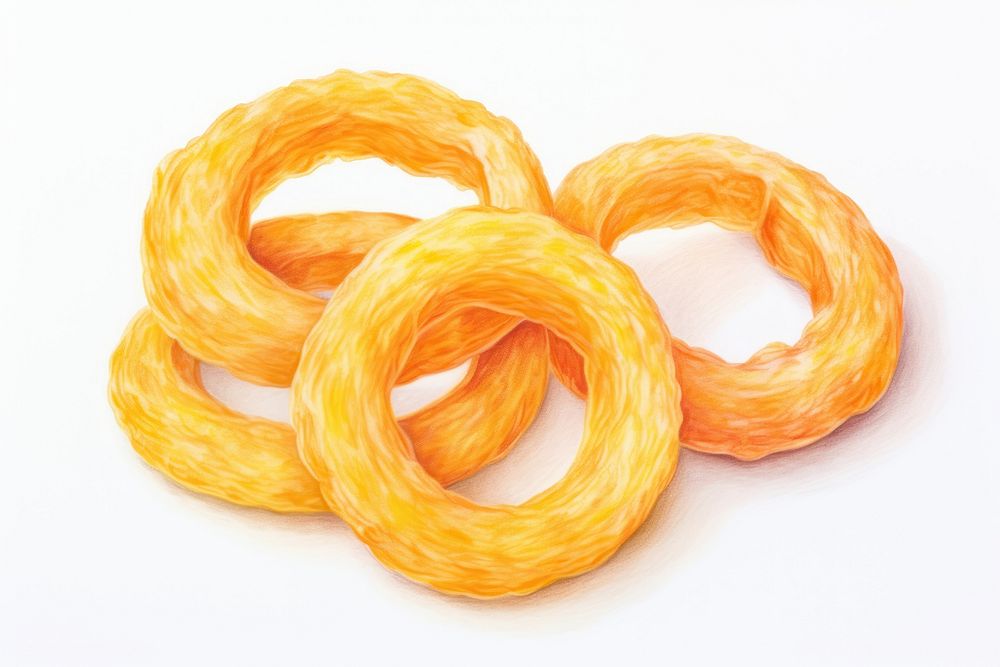 Onion rings food, digital paint | Premium Photo Illustration - rawpixel
