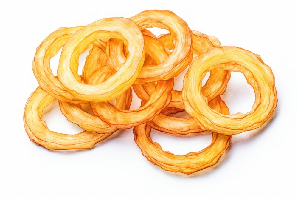 Onion rings food, digital paint | Premium Photo Illustration - rawpixel