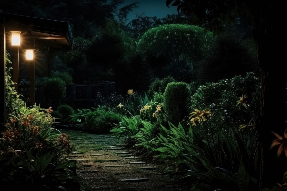 Garden architecture outdoors backyard. AI | Free Photo - rawpixel