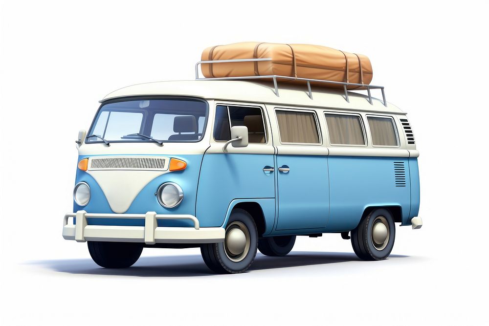 Car vehicle minibus cartoon. AI | Free Photo Illustration - rawpixel