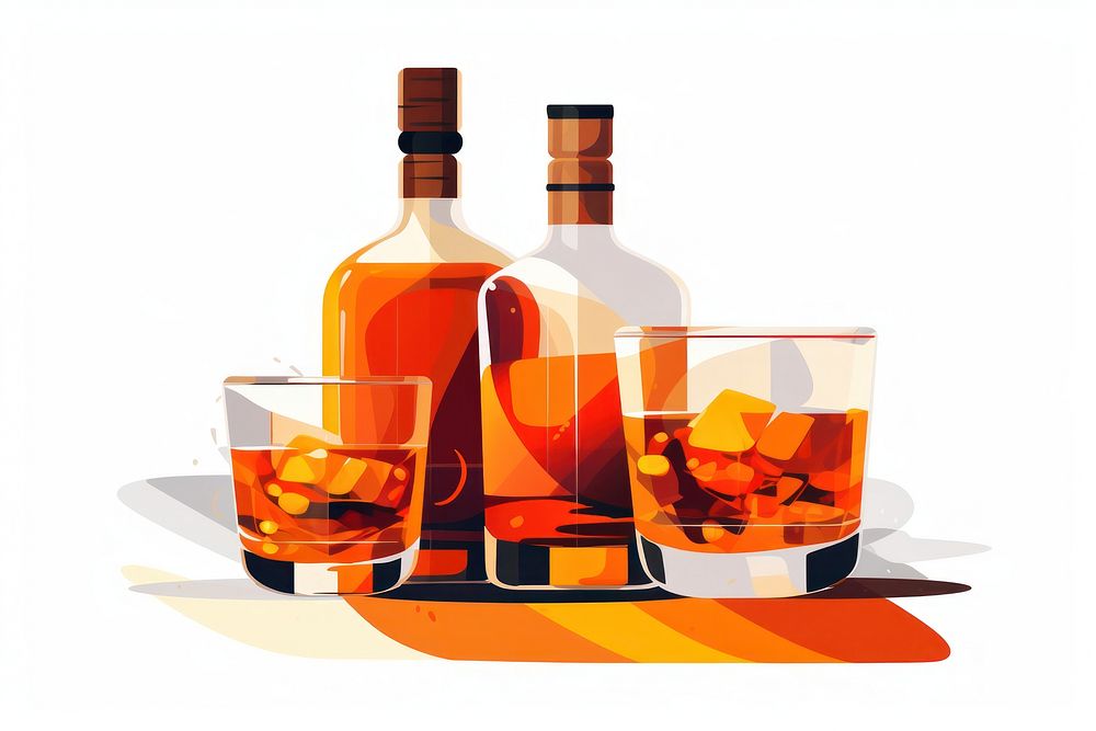 Whisky drink glass wine. | Premium Photo Illustration - rawpixel