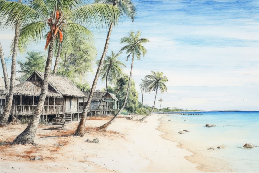 Beach architecture landscape building. | Premium Photo - rawpixel