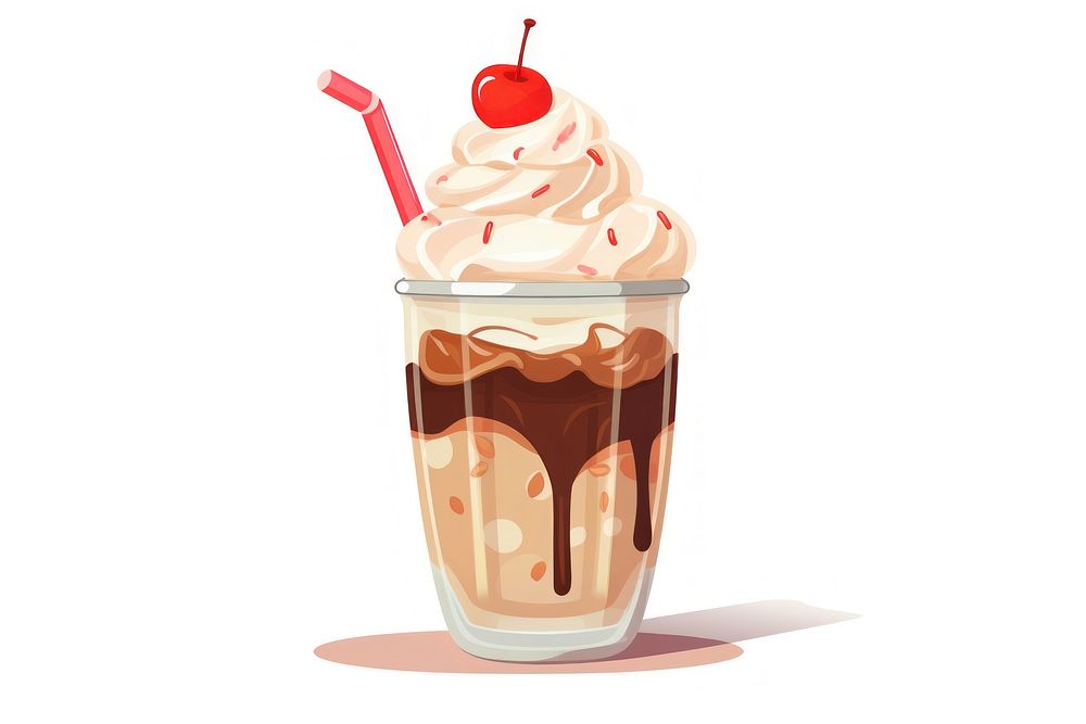Ice cream float dessert sundae | Free Photo Illustration - rawpixel