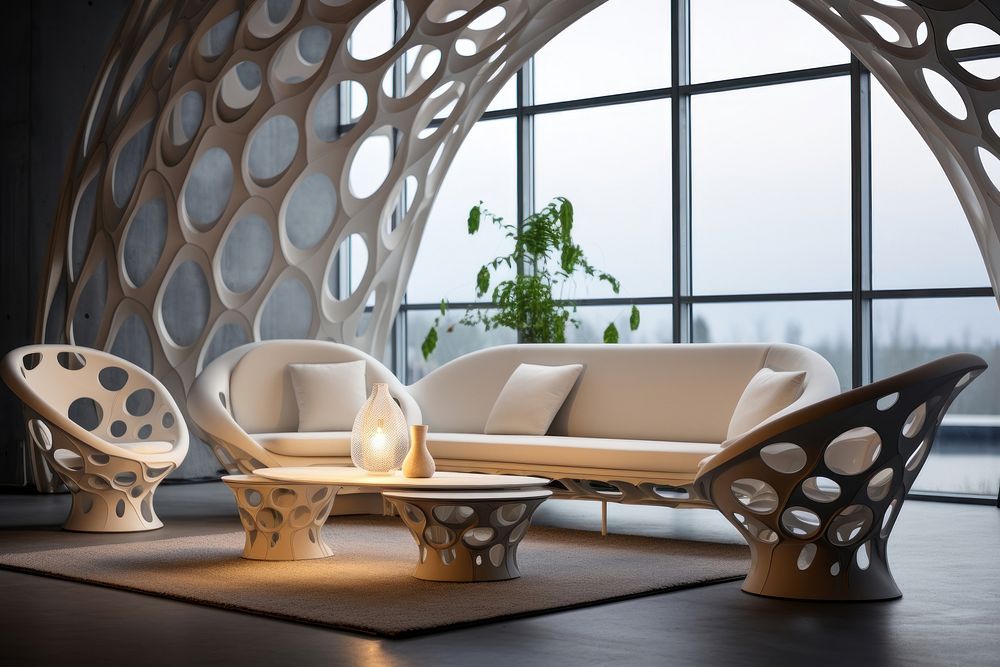 Furniture architecture table room. AI | Free Photo - rawpixel