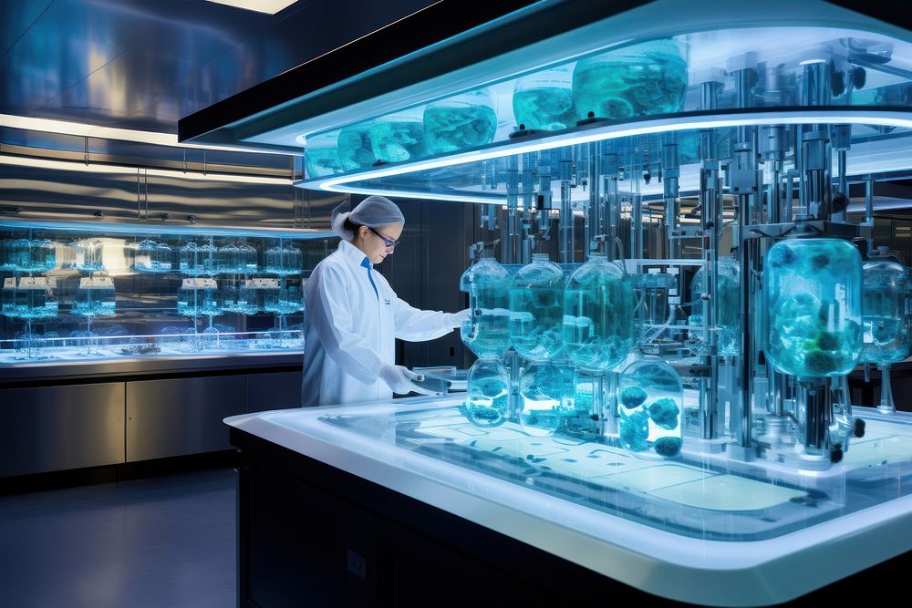 Laboratory scientist adult biochemistry. AI | Premium Photo - rawpixel