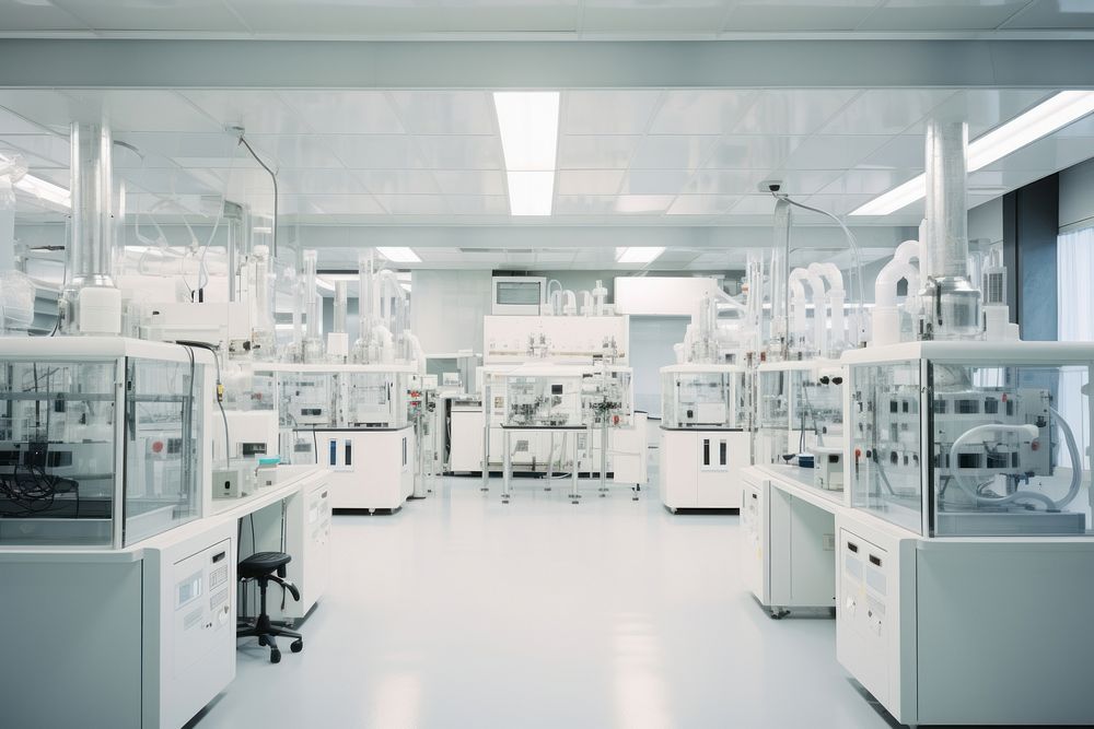 Laboratory architecture equipment research. AI | Free Photo - rawpixel