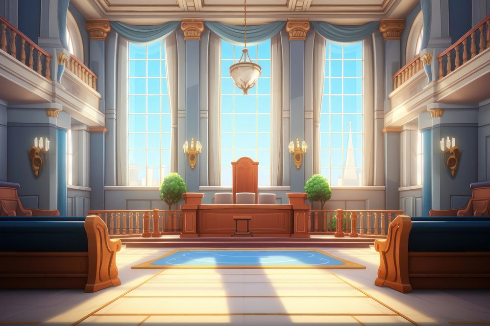 Architecture building court room. AI | Premium Photo Illustration ...