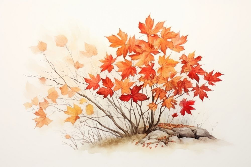 Plant maple leaf tree. AI | Free Photo - rawpixel