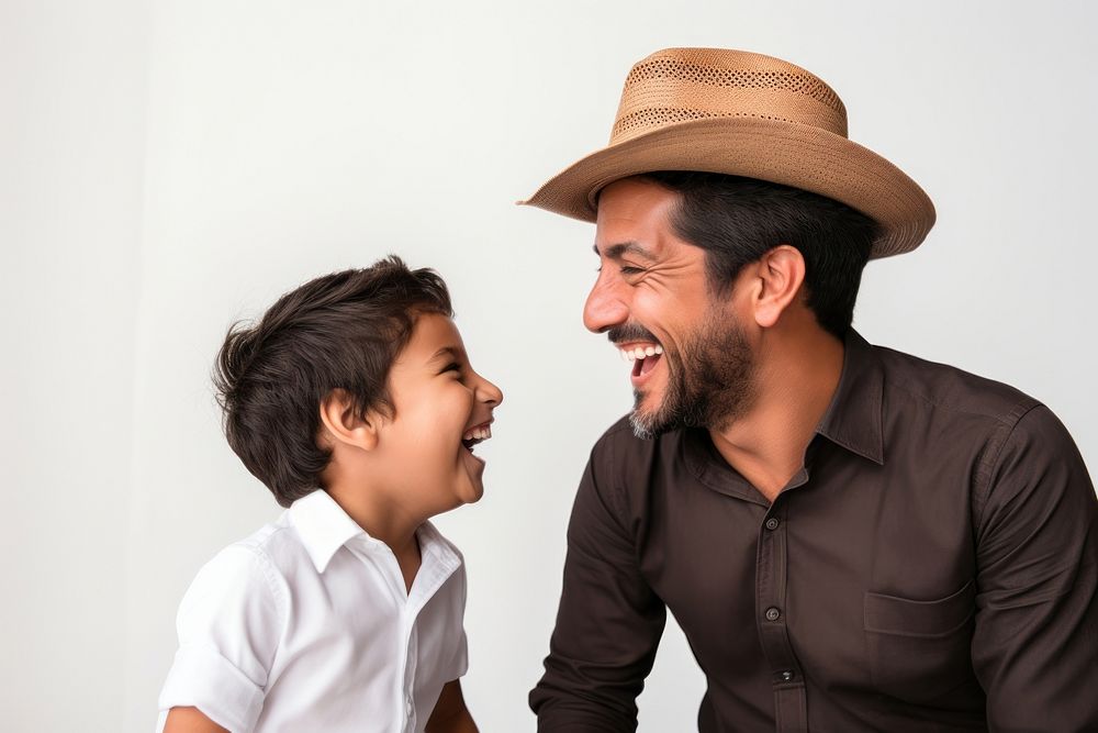Child laughing father adult. AI | Free Photo - rawpixel