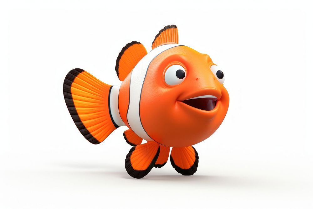 Fish goldfish animal white background. | Free Photo Illustration - rawpixel