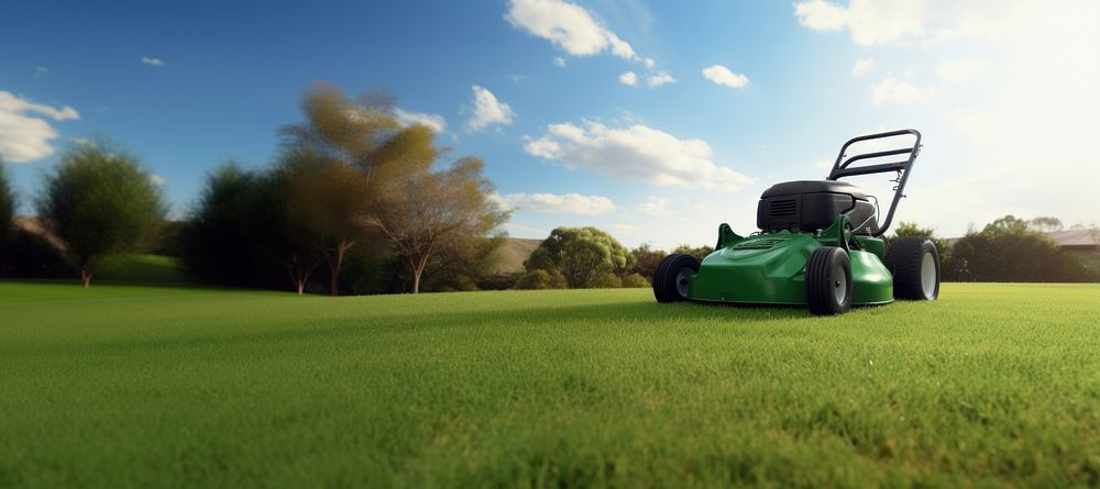 lawn mower landscape plant grass. | Free Photo - rawpixel