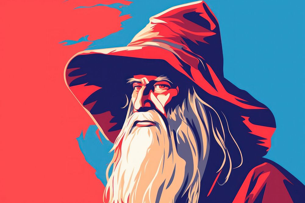 Wizard art portrait adult. AI | Free Photo Illustration - rawpixel