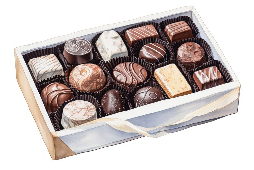 Assorted chocolates confectionery dessert food. | Free Photo ...