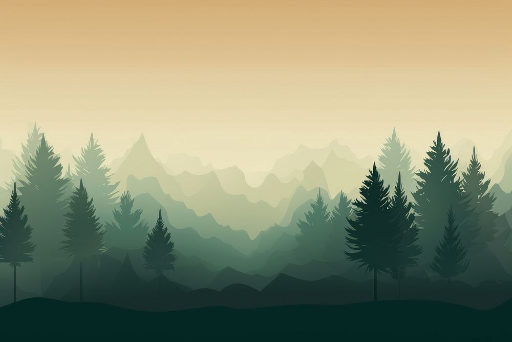 Forest backgrounds landscape outdoors. | Free Photo Illustration - rawpixel