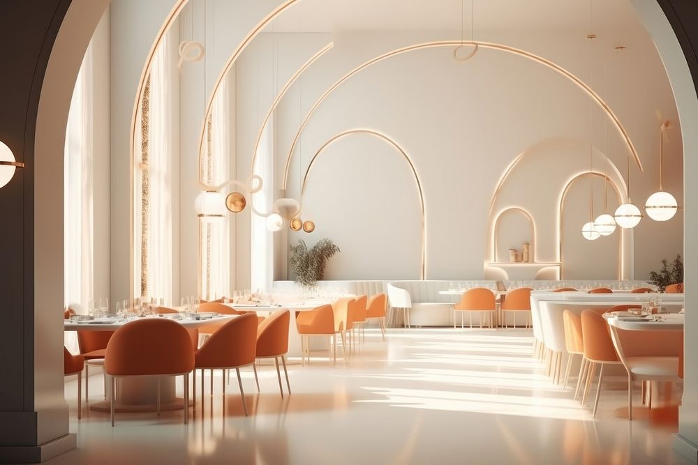 Restaurant architecture building luxury | Free Photo - rawpixel