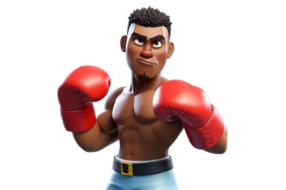 Black man play boxing punching | Premium Photo Illustration - rawpixel