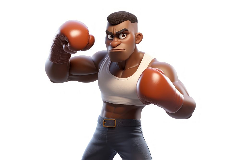 Black man Uppercut punch play | Free Photo Illustration - rawpixel