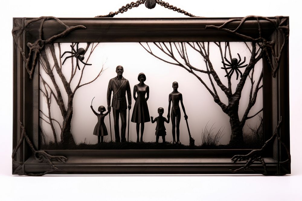 Spider representation picture frame togetherness. | Premium Photo ...