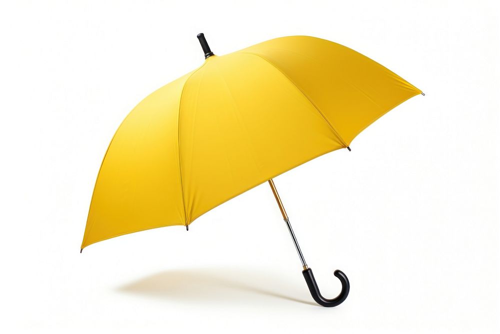 Yellow umbrella yellow white background | Free Photo - rawpixel