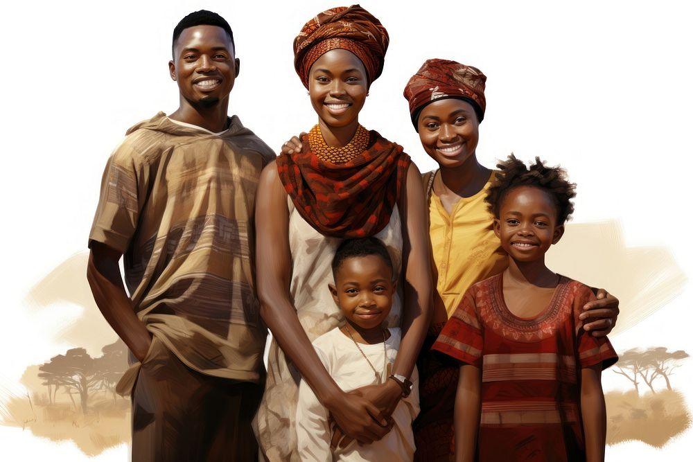 African family portrait adult child | Free Photo - rawpixel