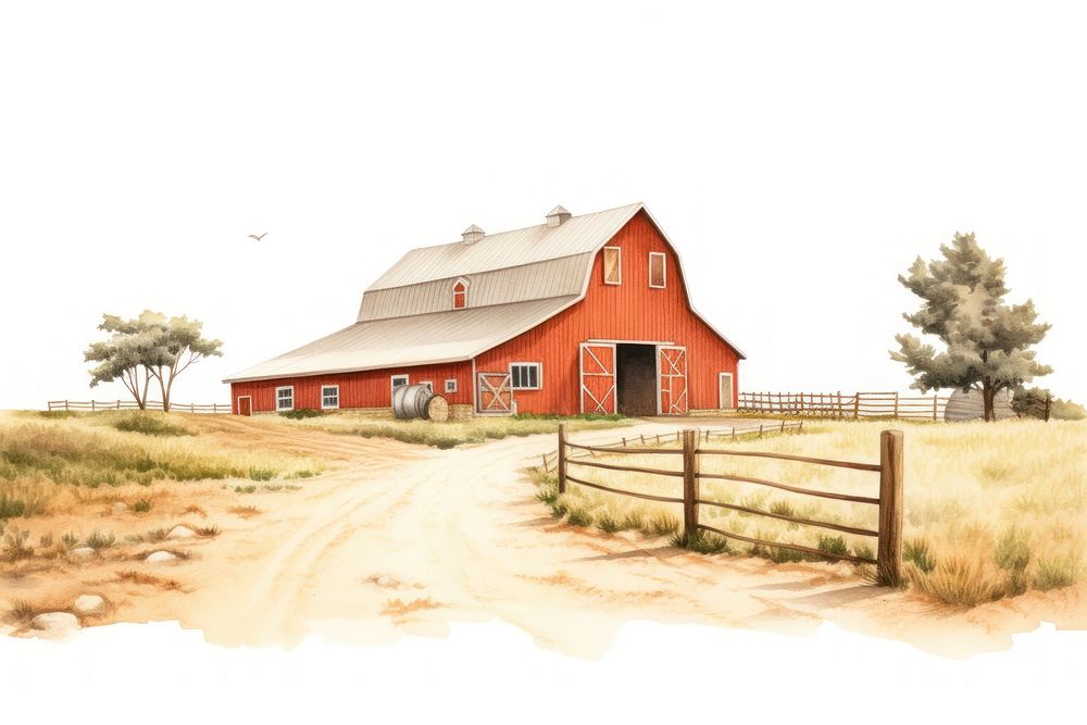 Farm architecture building outdoors. AI | Free Photo Illustration ...