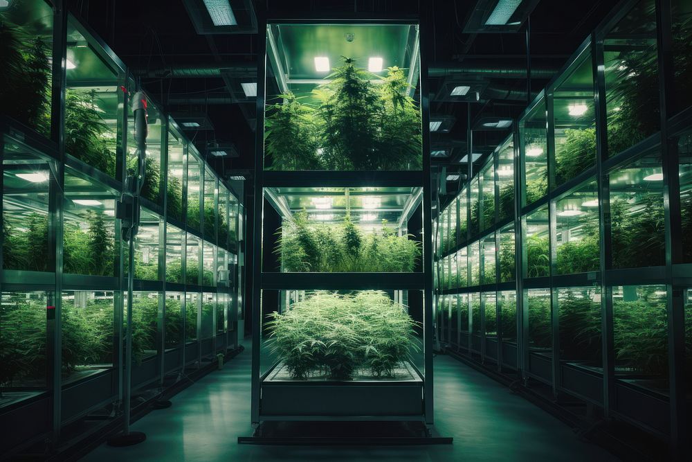 Marijuana farm green greenhouse nature. | Free Photo - rawpixel