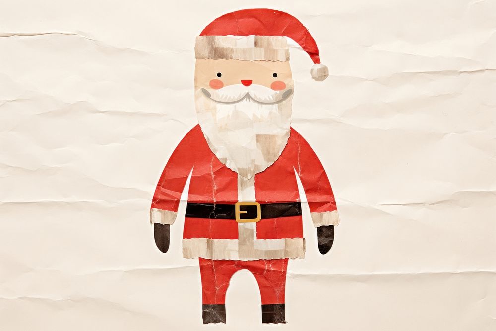 Paper anthropomorphic representation santa claus. | Free Photo ...