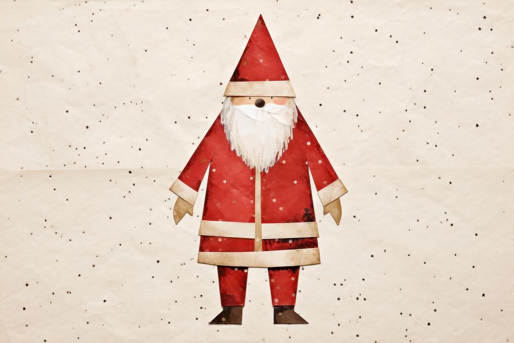 Christmas paper santa claus celebration. | Free Photo Illustration ...
