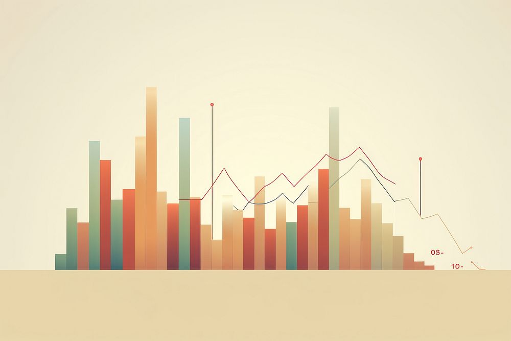 Stock chart backgrounds architecture technology. | Premium Photo ...