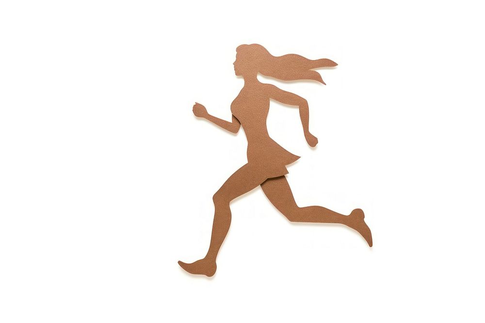 Women running jogging white background | Free Photo Illustration - rawpixel