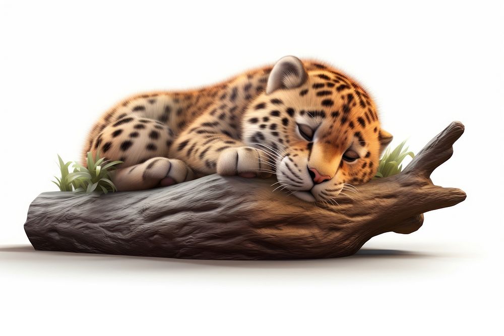 A sleeping Leopard leopard wildlife | Free Photo Illustration - rawpixel