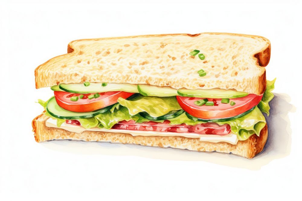 Food sandwich bread lunch. | Free Photo Illustration - rawpixel