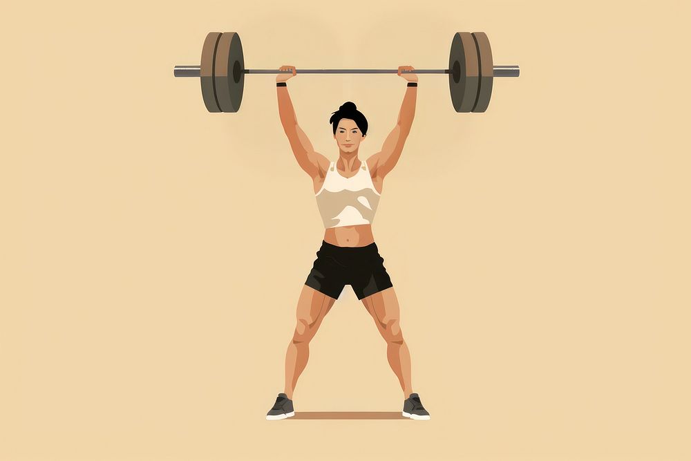 Sports gym weightlifting determination. AI | Free Photo Illustration ...