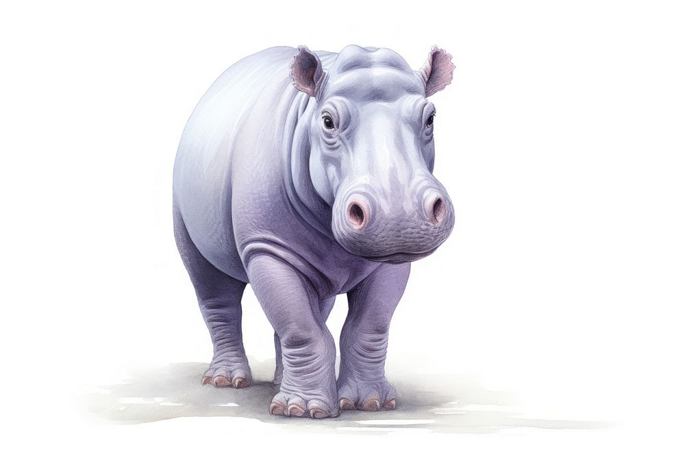 Hippo wildlife animal mammal. AI | Premium Photo Illustration - rawpixel