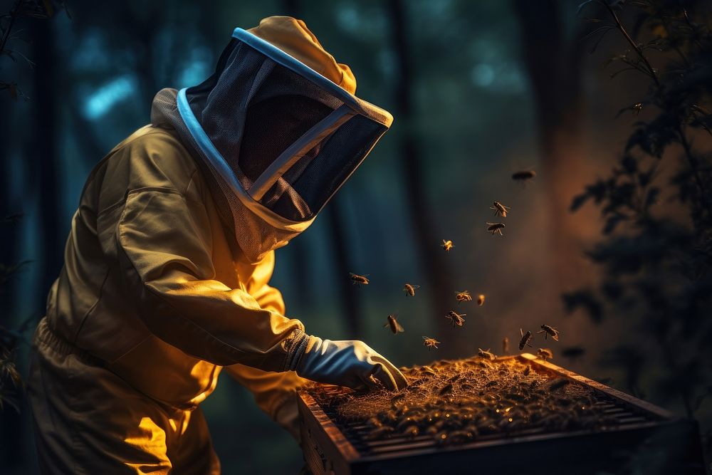 Outdoors beekeeper working holding. | Free Photo - rawpixel