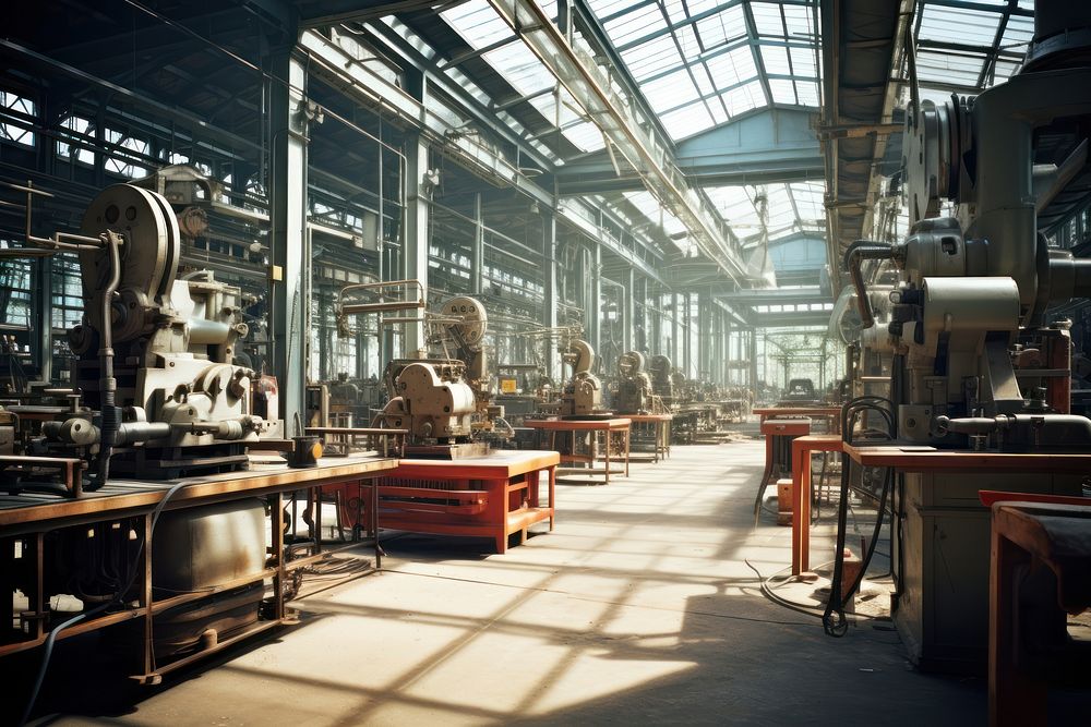 Factory building manufacturing architecture. AI | Free Photo - rawpixel