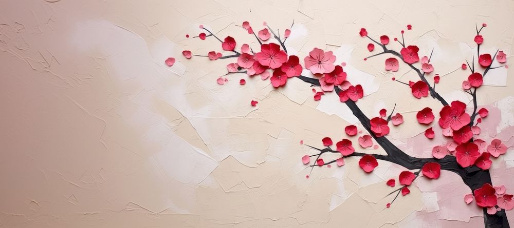 Japanese cherry blossom flower plant | Premium Photo Illustration ...