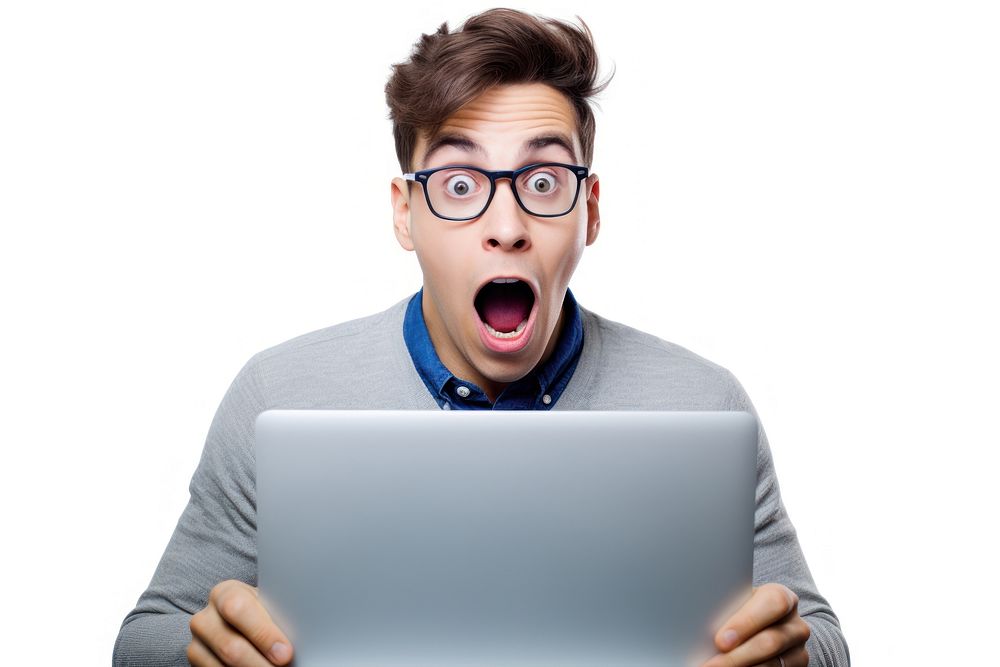 Student using laptop computer portrait | Free Photo - rawpixel