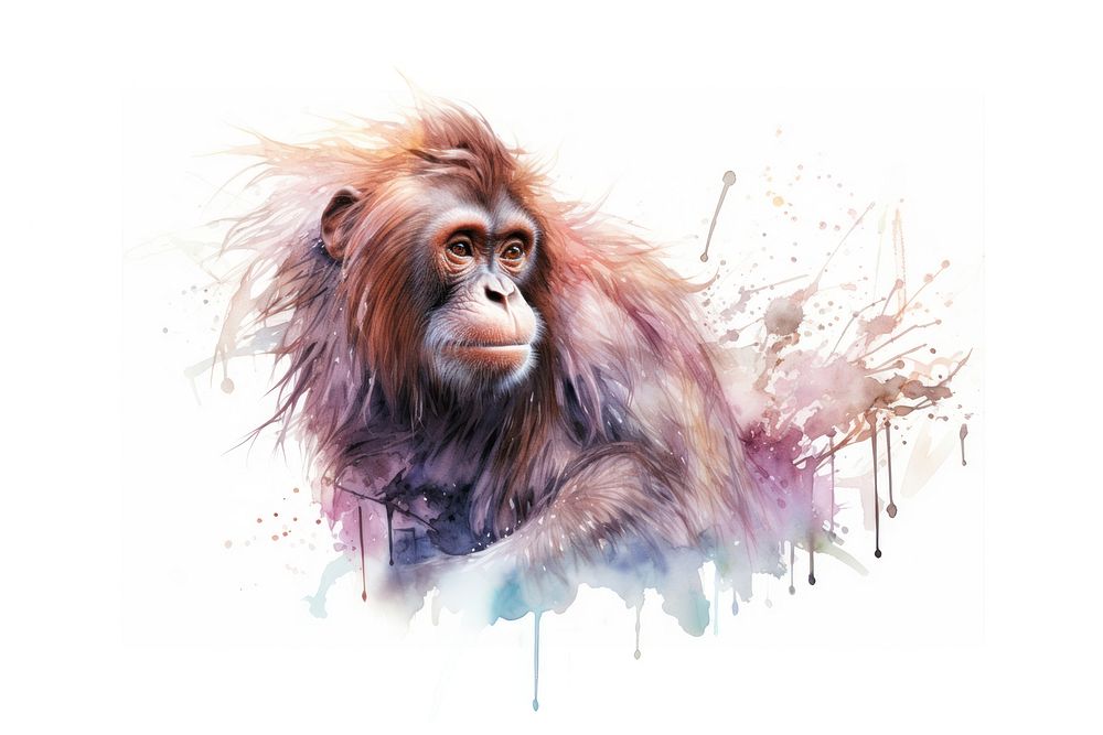 Monkey wildlife mammal animal. | Free Photo Illustration - rawpixel