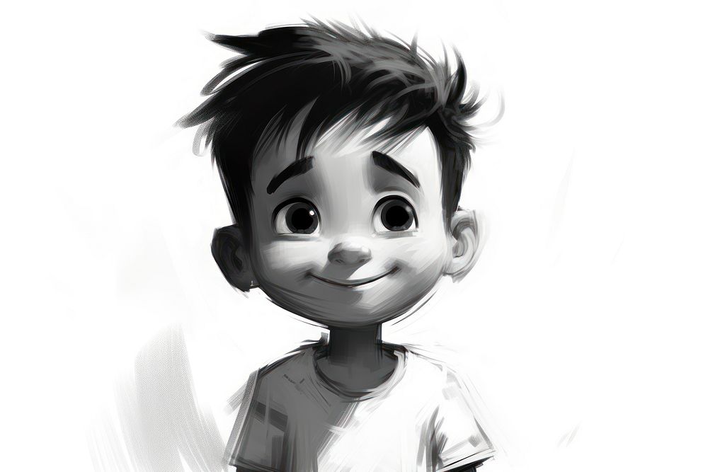 Drawing portrait cartoon sketch. AI | Free Photo Illustration - rawpixel