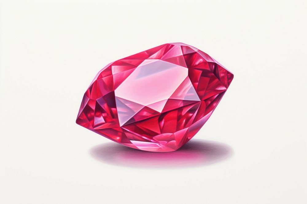Ruby gemstone jewelry diamond. AI | Free Photo Illustration - rawpixel