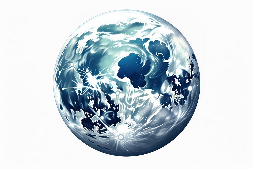 Moon sphere planet earth. AI | Free Photo Illustration - rawpixel