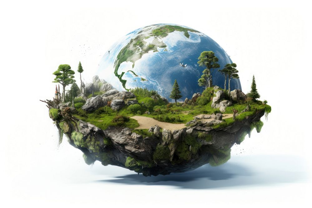 Earth landscape outdoors planet. | Free Photo Illustration - rawpixel