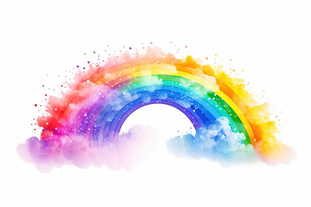 Rainbow png rainbow backgrounds nature. | Free Photo Illustration ...